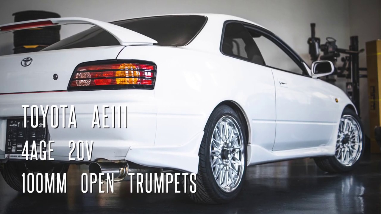JV Imports || Toyota Corolla Levin AE111 4A-GE 20V Black Top 100mm Open ...