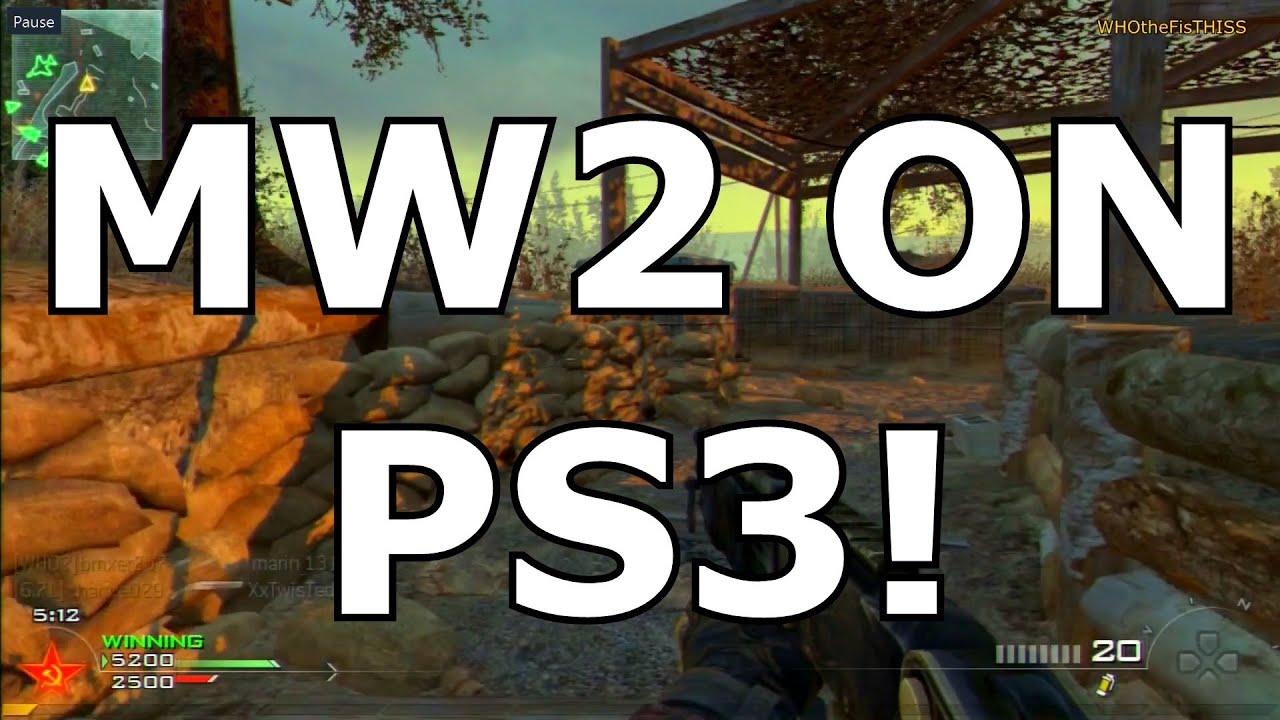 PS3 MW2 with MrRogers IRL MW2 with Metal! - YouTube