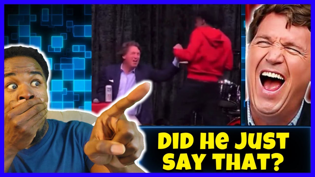 Tucker Carlson gets called a ''N****'' to his face by a black comedian ...