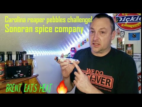 Carolina reaper pebbles challenge. as promised.. - YouTube