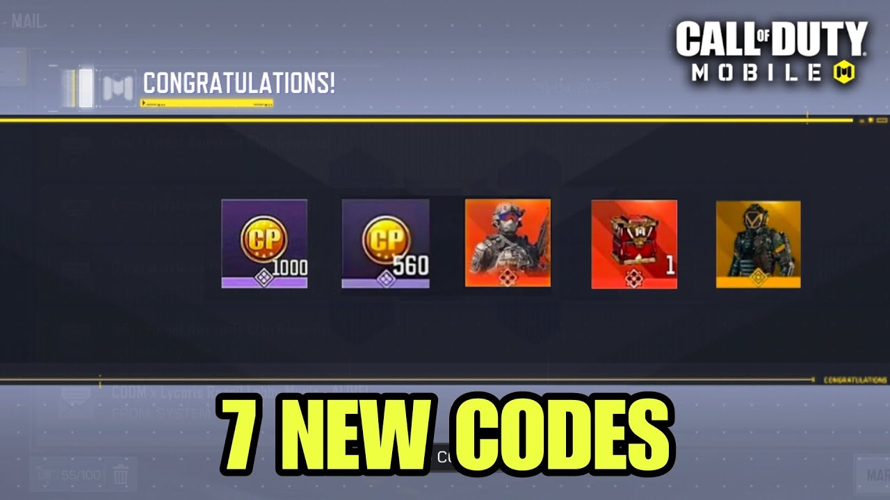 *NEW CODES* CODM REDEEM CODES 2025 APRIL | COD MOBILE CODES CP | CODM CODES | CODM CODE - YouTube