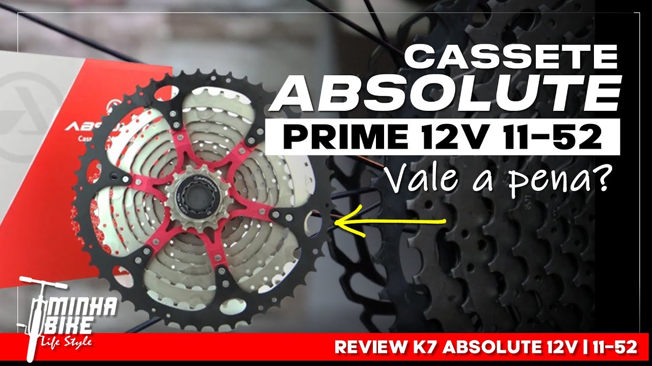CASSETE ABSOLUTE PRIME 12V 11-52 VALE A PENA? - Minha Bike Life Style ...