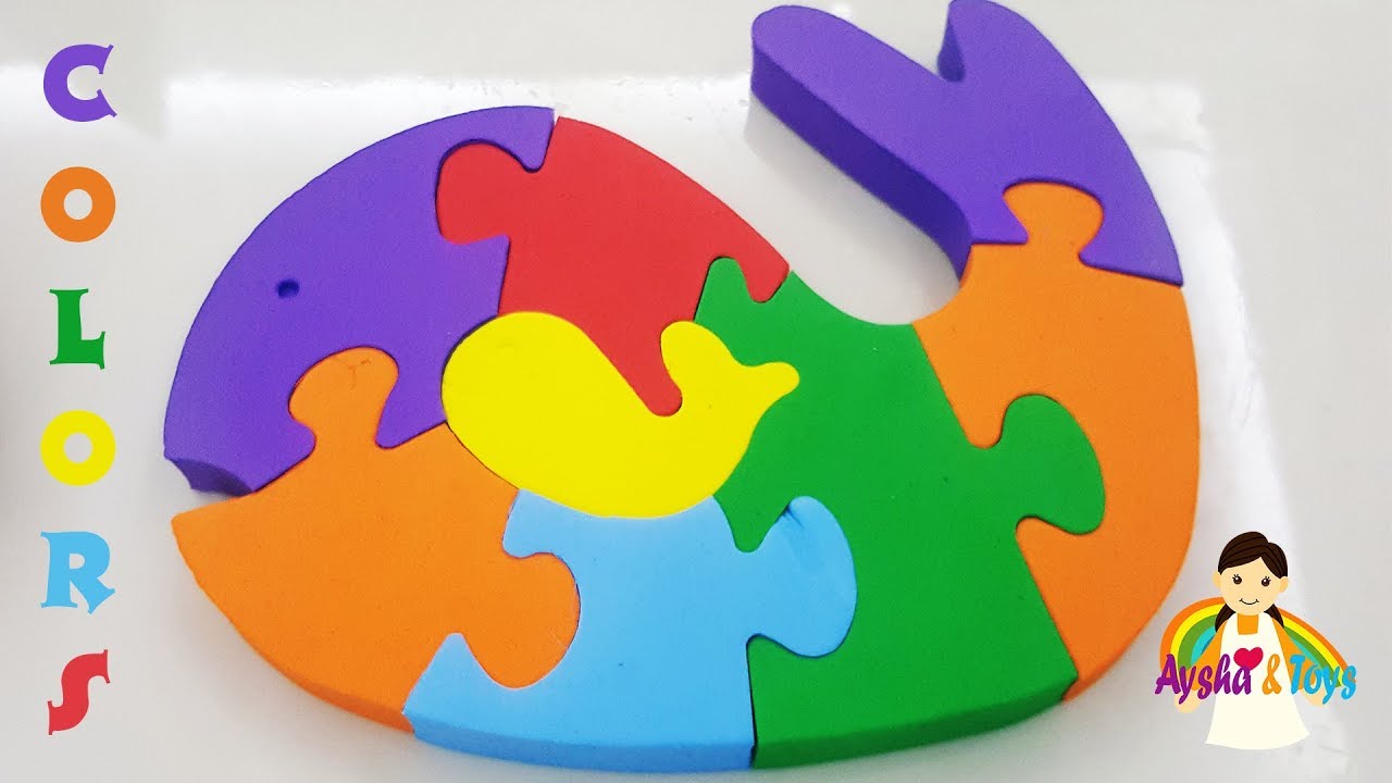 Learning Colors with Puzzle Pieces Colors - YouTube