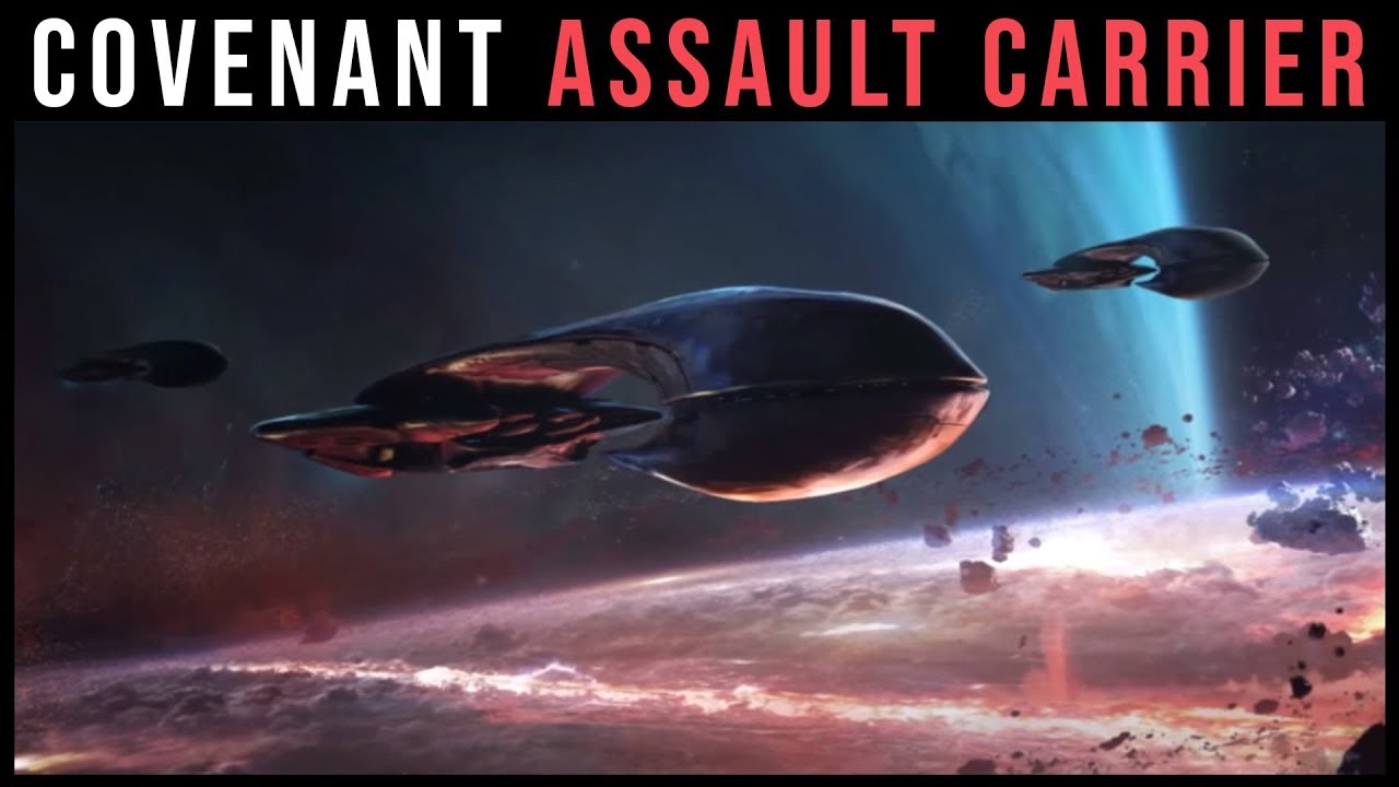 The Covenant CAS-CLASS ASSAULT CARRIER | Halo Ship Breakdown - YouTube