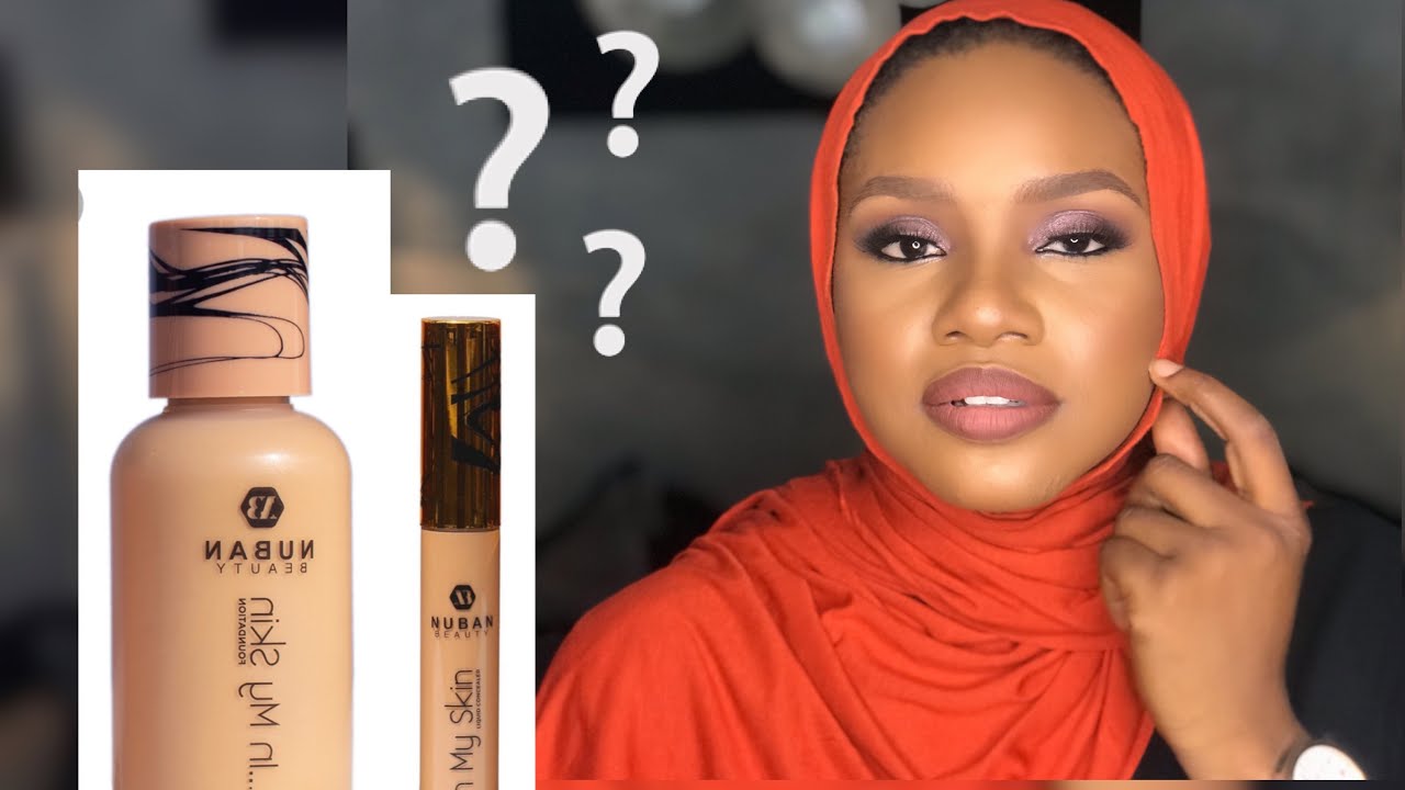 Makeup using all Nigerian brand/ new nuban beauty in my skin foundation ...