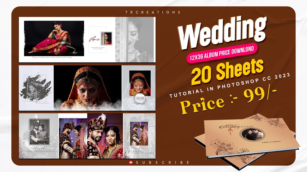 12x36 WEDDING DM PSD || SET OF 20 PSD FILE | CREATIVE DESIGN 2023 - YouTube