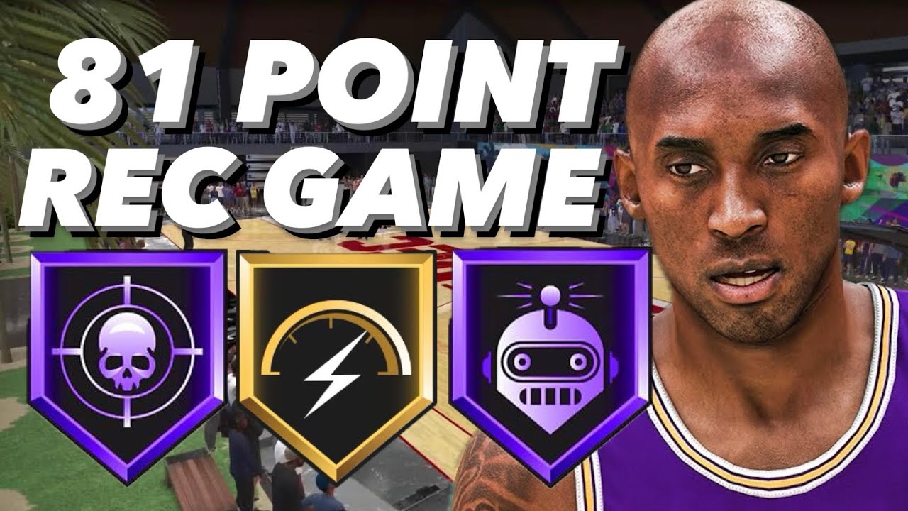 81 POINT REC GAME in HONOR of NBA 2k24 Cover Athlete KOBE BRYANT ...