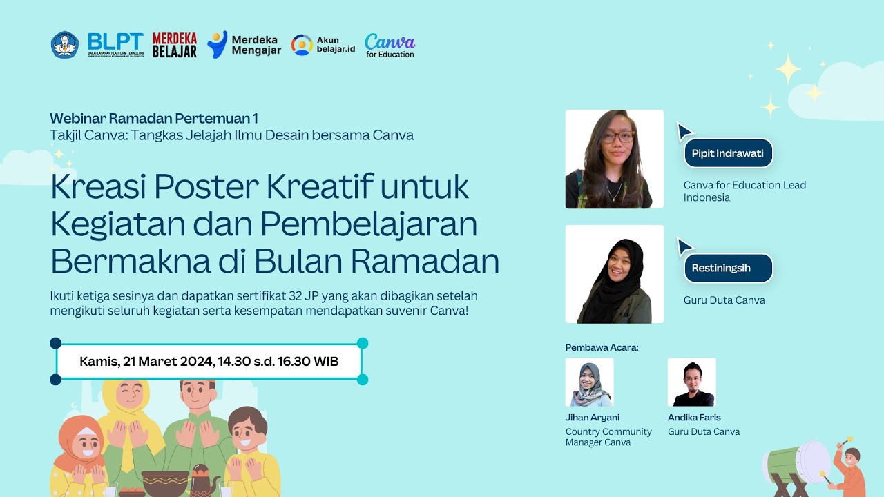 Webinar Takjil Canva: Kreasi Poster Kreatif untuk Kegiatan ...