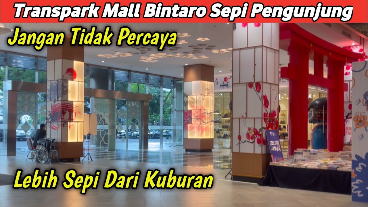 TRANSPARK MALL BINTARO-TRANS SNOW WORLD TUTUP DAN SEPI PENGUNJUNG# ...