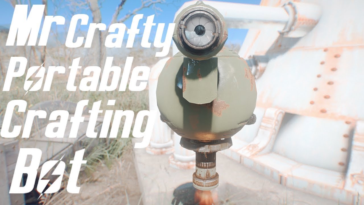 FALLOUT 4 - MR CRAFTY PORTABLE CRAFTING BOT - NEW COMPANION - PC - BY ...