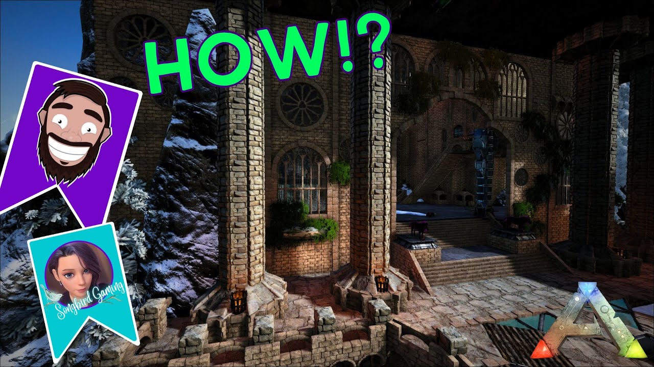 How I made MASSIVE round columns in Ark | Ark Survival Evolved - YouTube