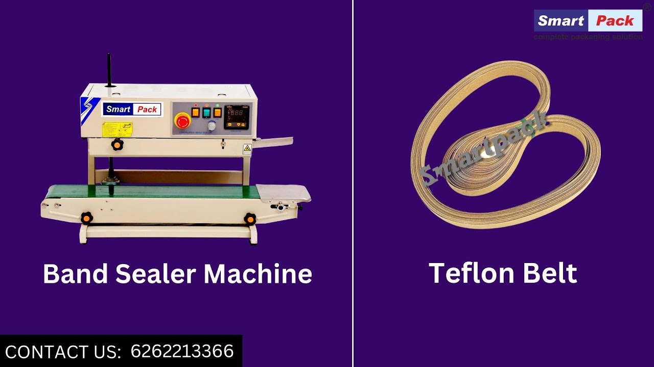 TEFLON BELT FOR BAND SEALER MACHINE CONTACT-: +919109108483 - YouTube