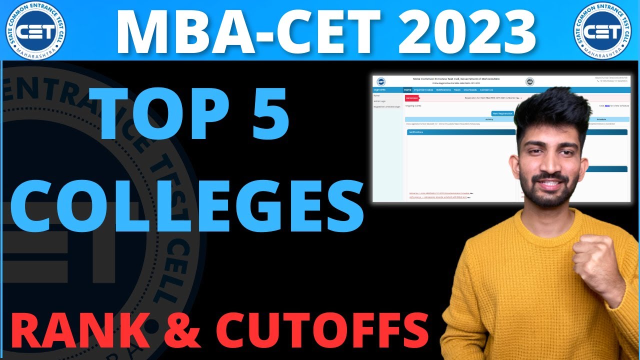 TOP 5 MBA CET Colleges | Best MBA Colleges Through MBA CET 2023 - YouTube