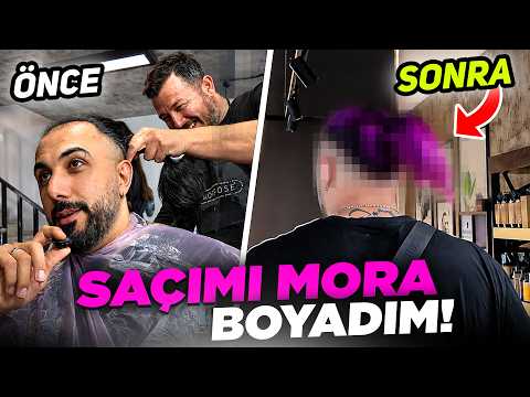 SAÇIMI MORA BOYADIM! 😱 4 SENEDİR VERDİĞİM SÖZÜ SONUNDA TUTTUM!!
