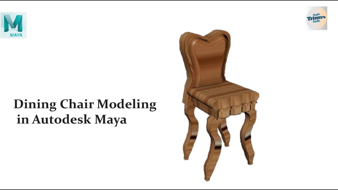 “Autodesk Maya Dining Room Chair | Hard Surface Modeling Showcase ...
