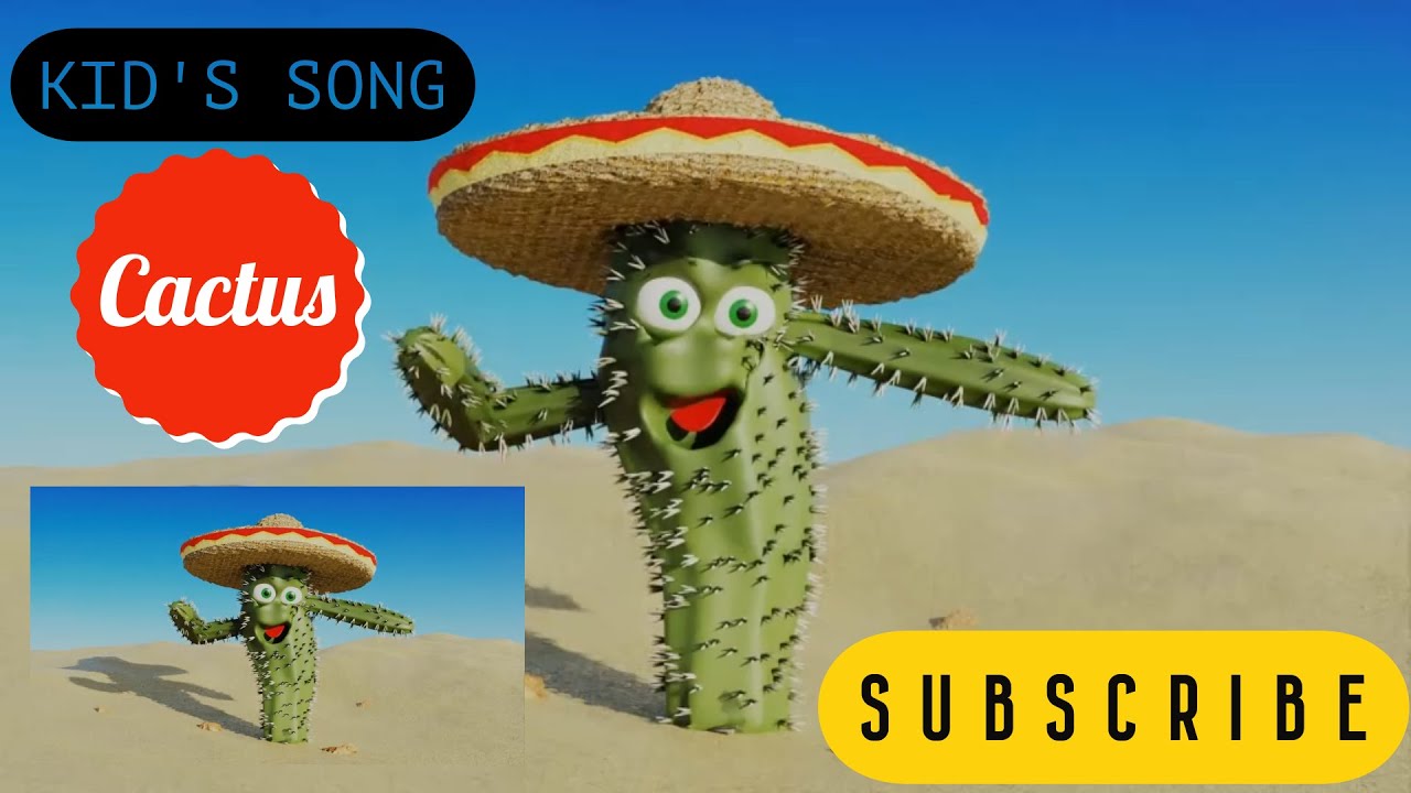 Kid's Song !CACTUS! #cartoonvideo #animalcartoon #kidsong #kidsjingle # ...