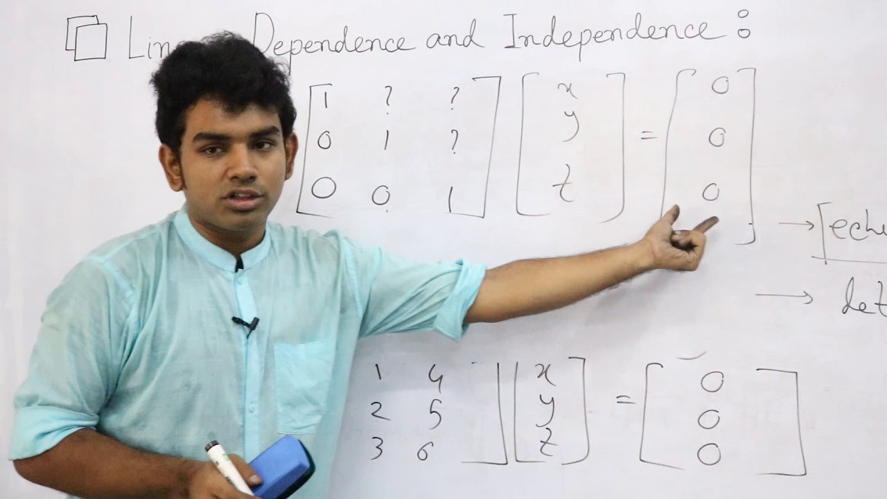 Vector Linear Dependence and Independence: Part-2 - YouTube