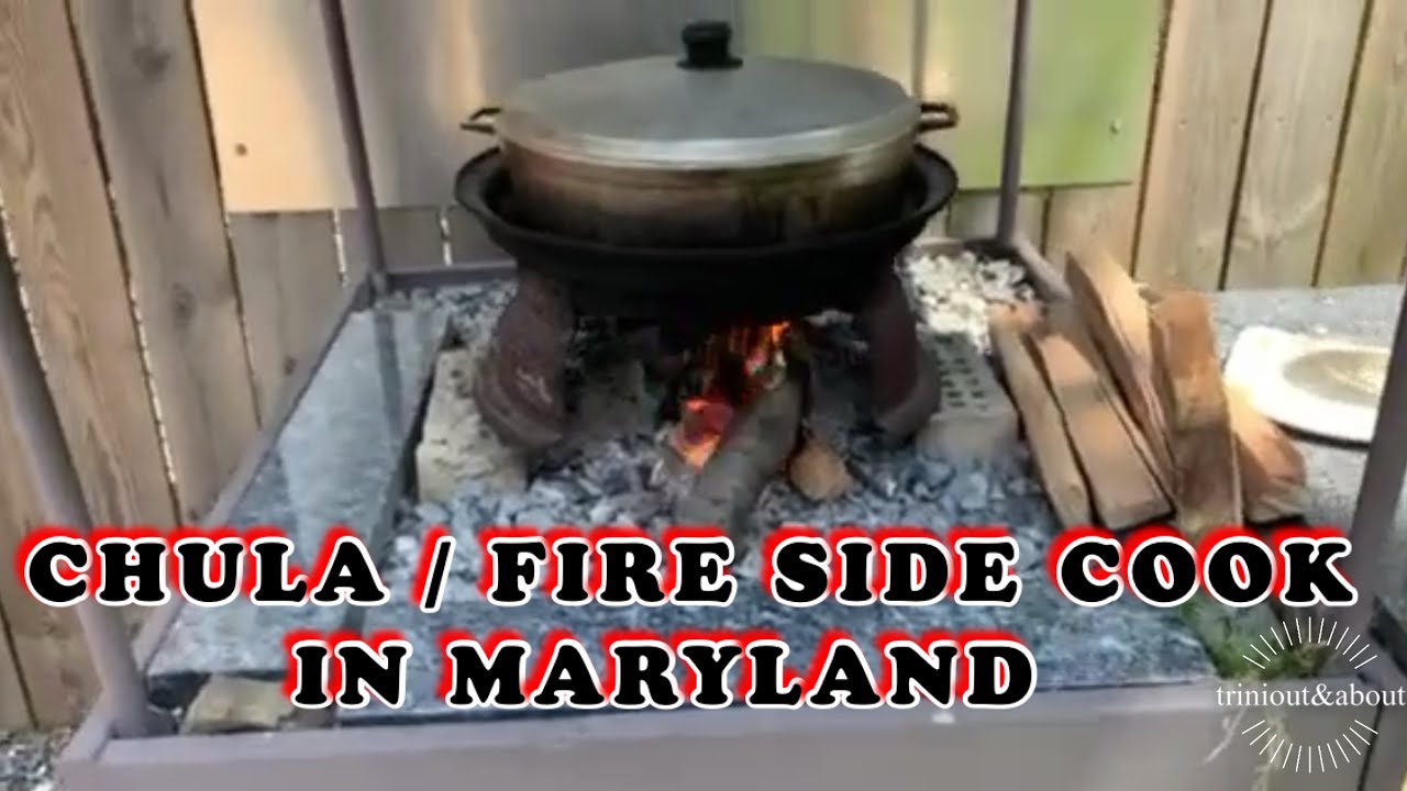 CHULA / FIRE SIDE COOK IN MARYLAND | TRINISTYLE | CURRY HARDFOWL - YouTube