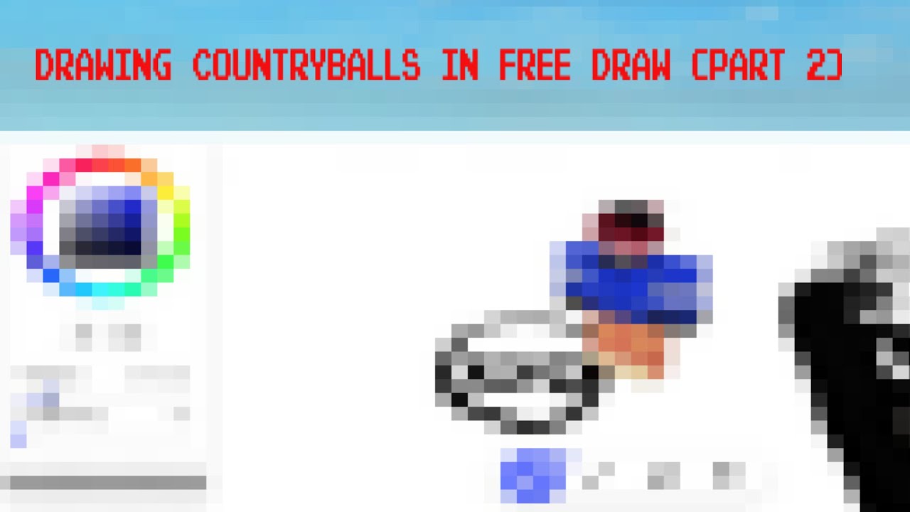 Drawing countryballs in free draw (Part 2!) - YouTube