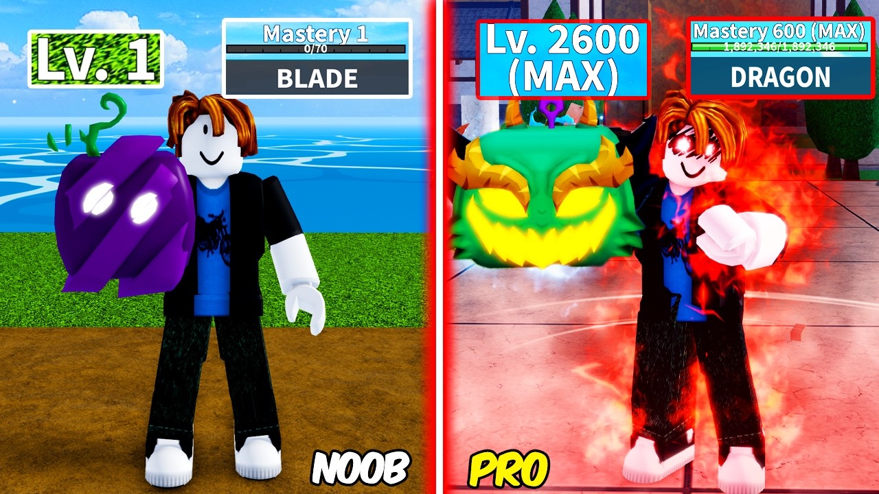 Beating Blox Fruits With All New Fruit Power Full Human V4 [full Movie