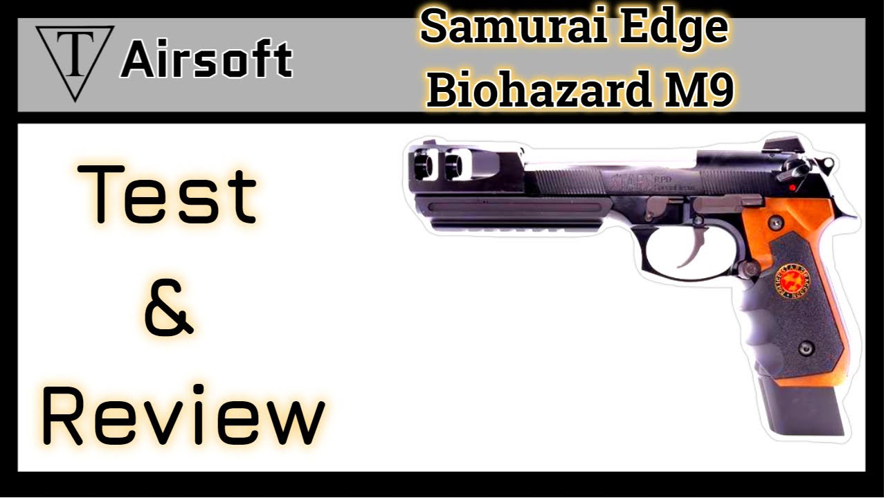 Custom Resident Evil Airsoft M9 Review! - YouTube