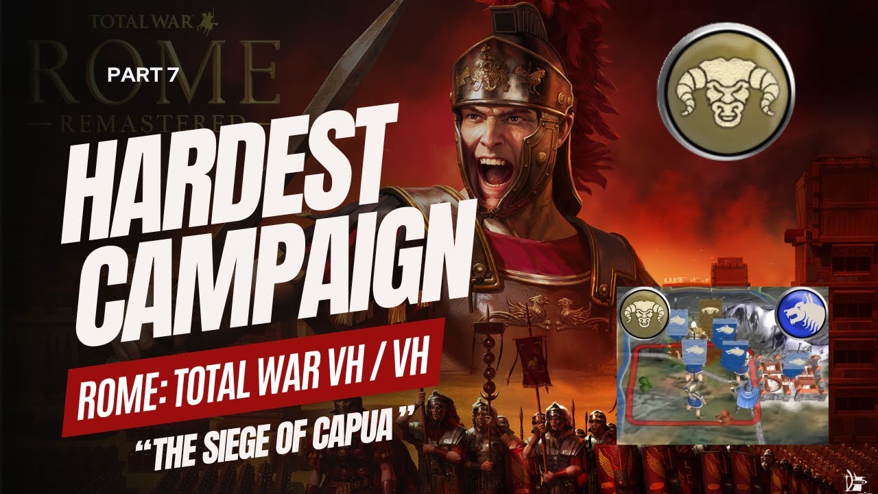 Spain VH/VH - Part 7 - "The Siege of Capua" - Rome: Total War - YouTube