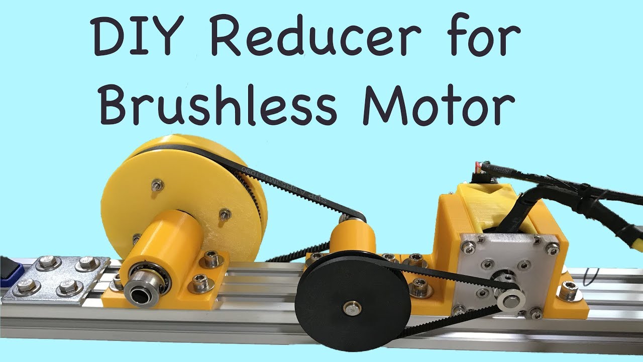 Diy Gearbox For Brushless Motor Odrive Arduino Youtube 0655