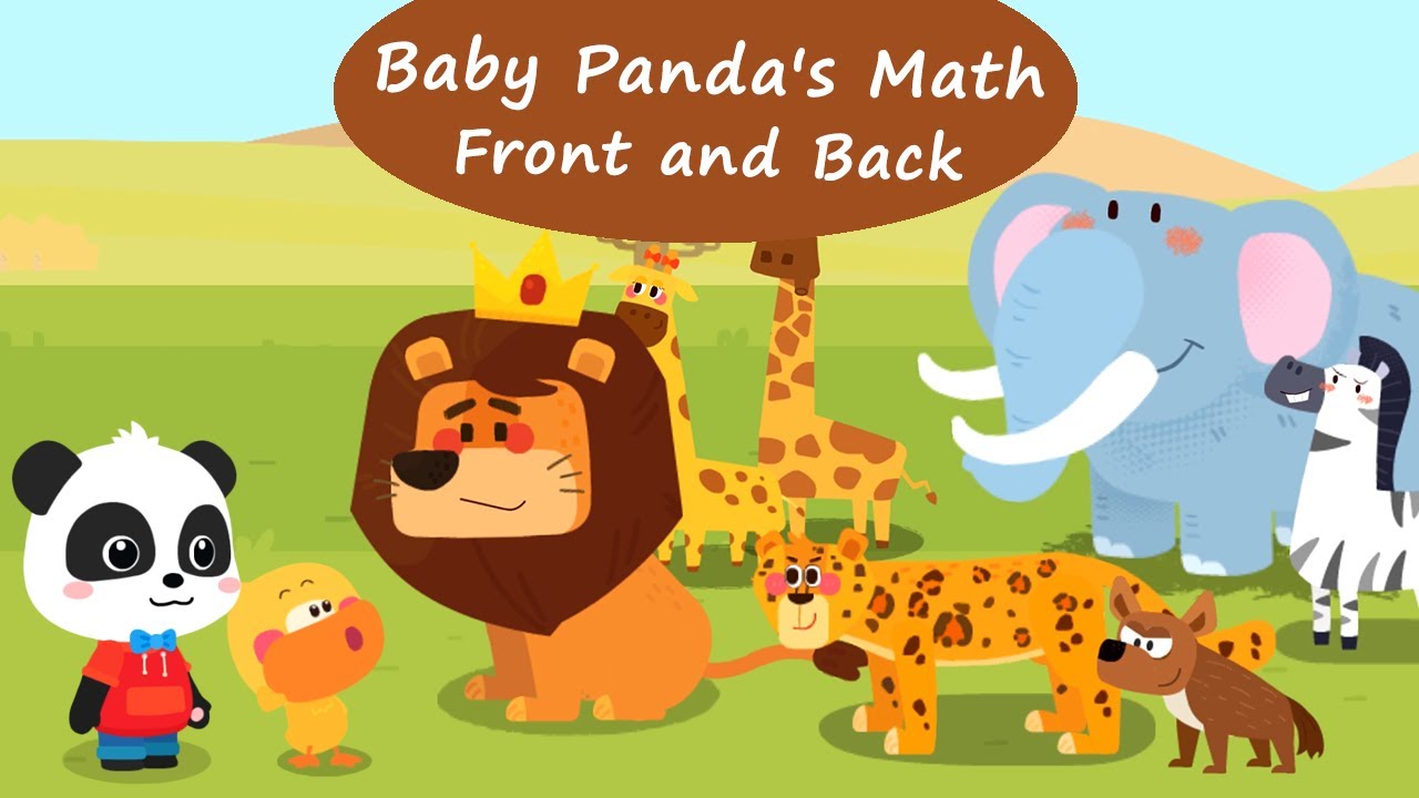 Baby Panda's World Of Math #13 - Learn the Concepts of Front and Back ...