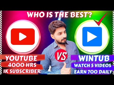 Watch Videos and Earn Money Online | How to Earn from Wintub |Earn from ...
