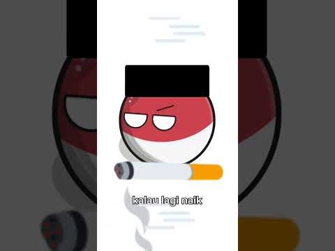 Kalau lagi naik rokok jangan ngisap motor #countryballs #animasi