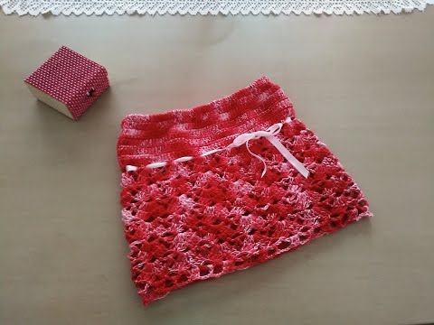 Falda para niña