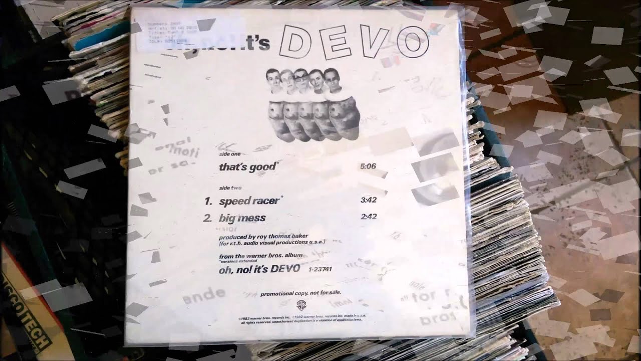 Devo - Thats Good - 12" - YouTube