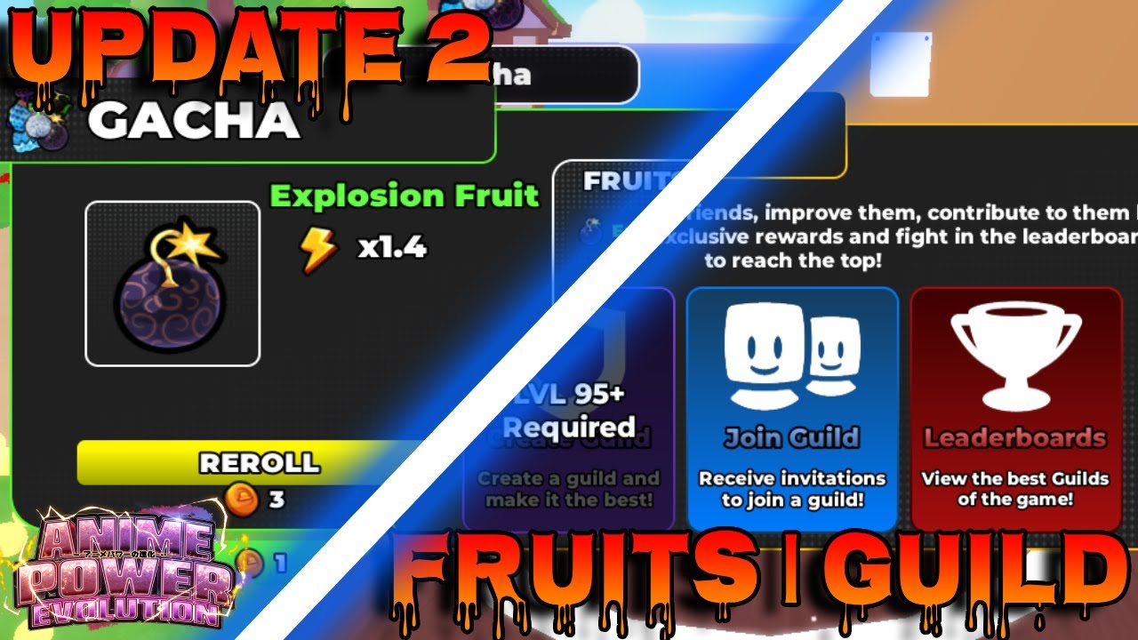 Showing Everything That Came Out In Update 2 On Anime Power Evolution ...