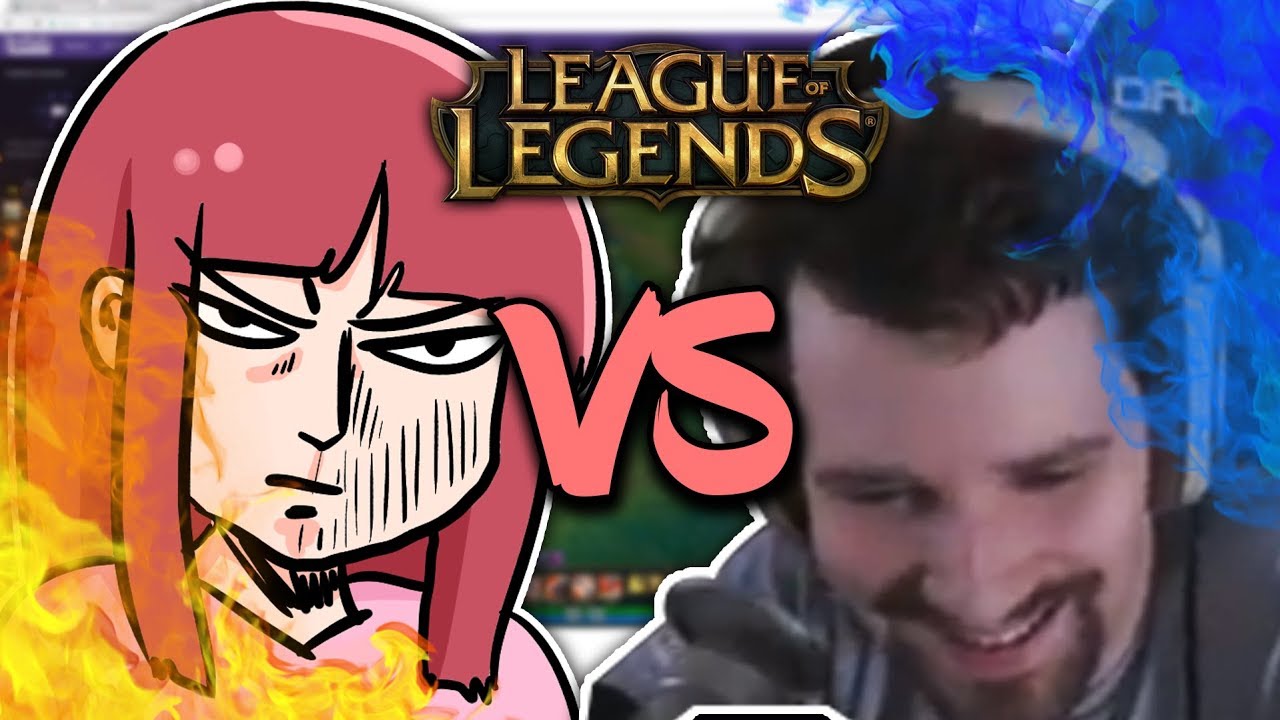 Heated Debate with LilyPichu - Proper LoL Keyboard Hand Placement - YouTube