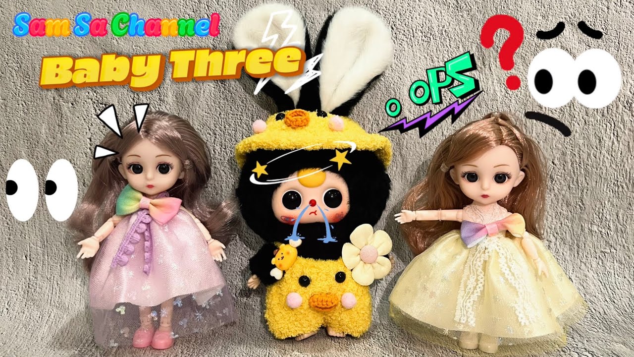 Cuộc Giải cứu Baby Three Đầy Mạo Hiểm của Búp bê Sam Sa Channel | Dolls ...