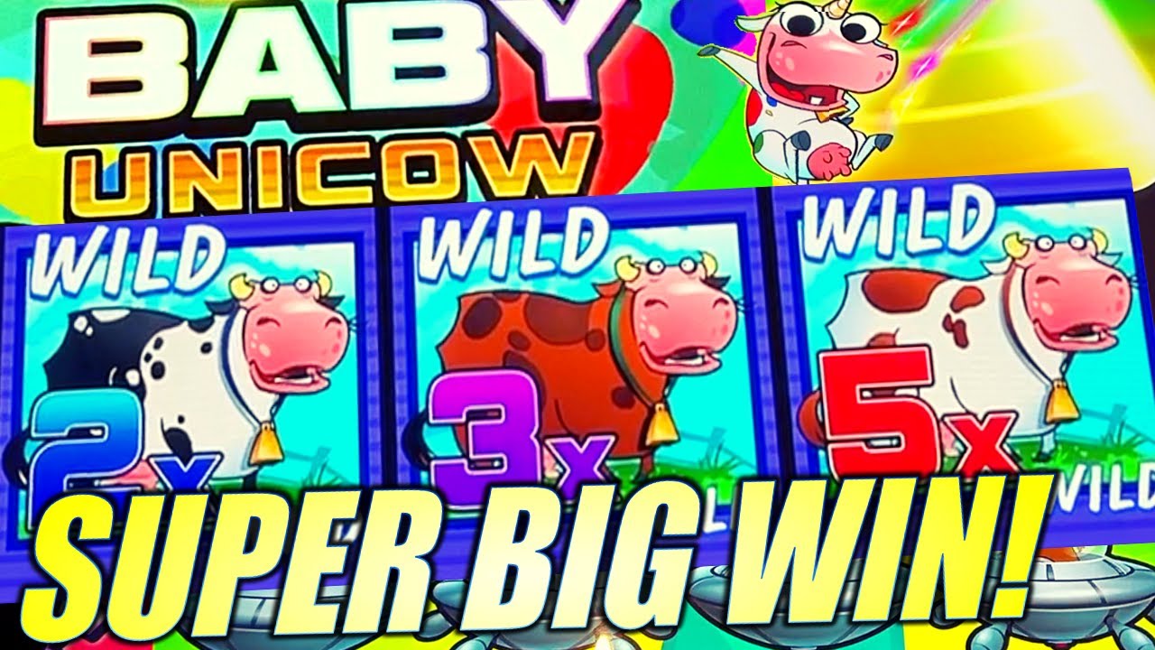 ★SUPER BIG WIN!★ BABY UNICOW PAYS!! 🍼 JOURNEY TO PLANET MOOLAH Slot ...