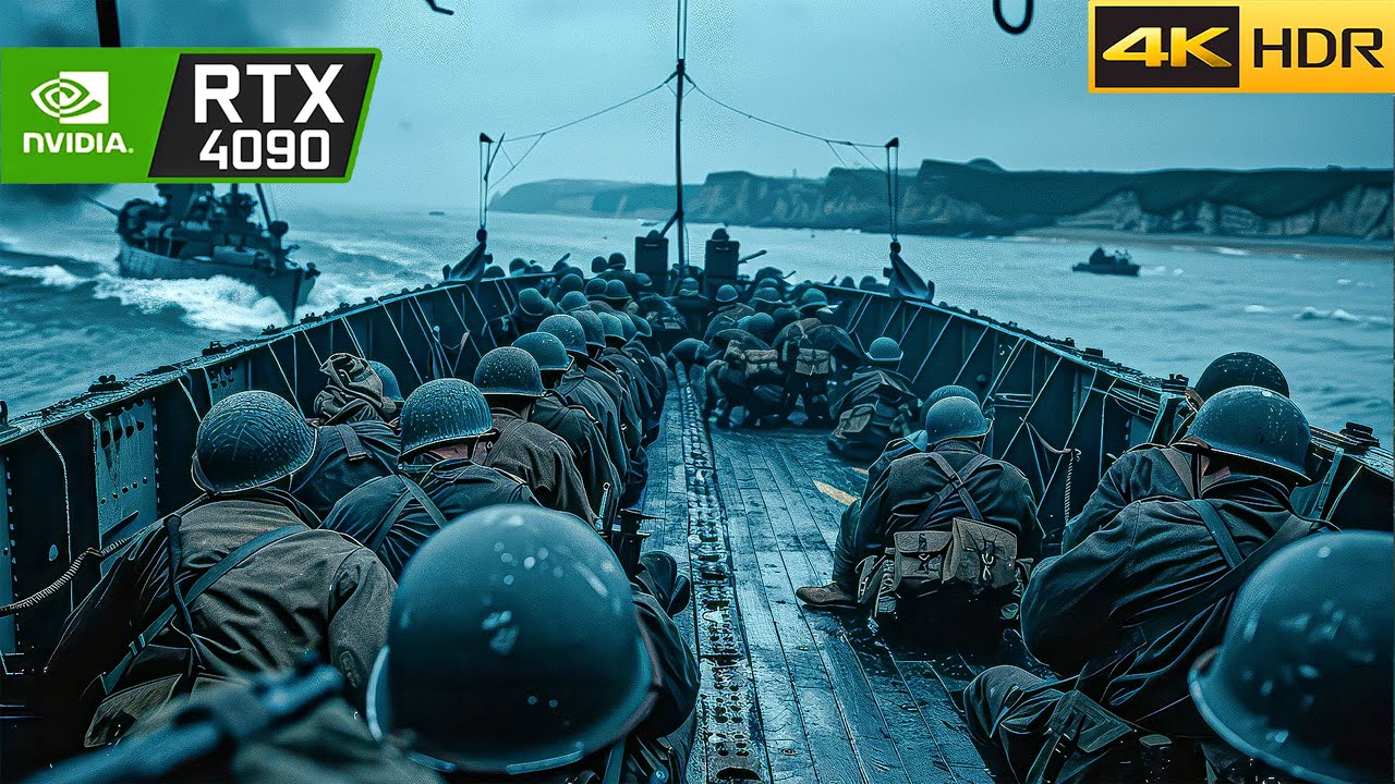 D-DAY - Storming Omaha Beach 1944 | Realistic ULTRA Graphics Gameplay ...