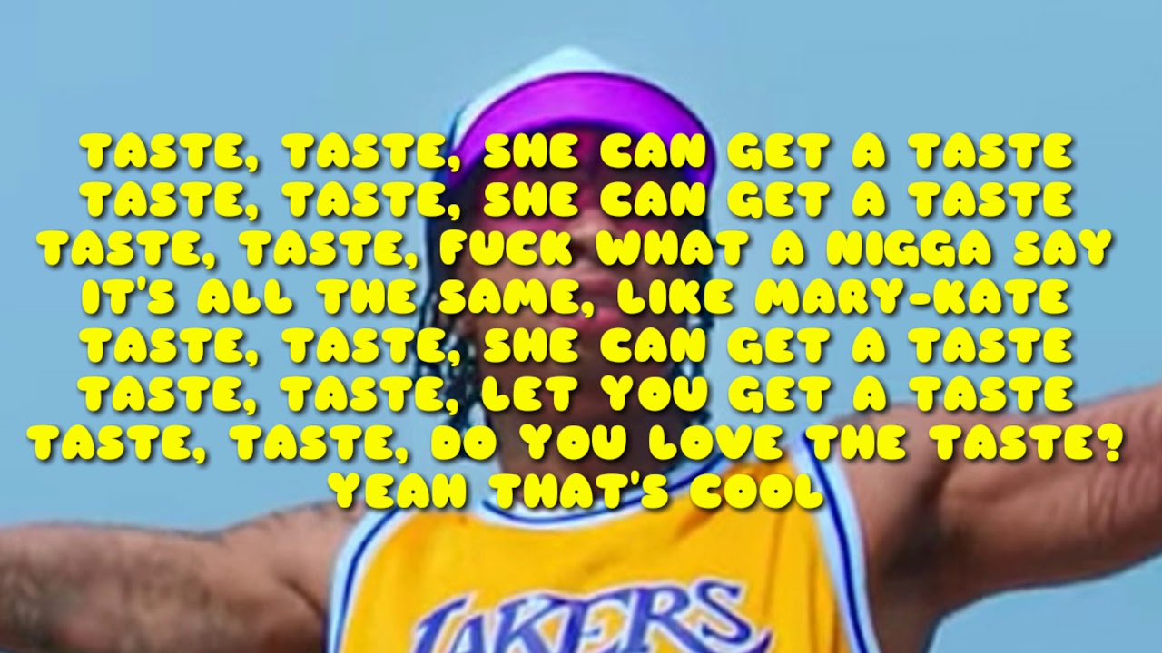 TASTE - Tyga ft. OFFSET (lyrics video) - YouTube