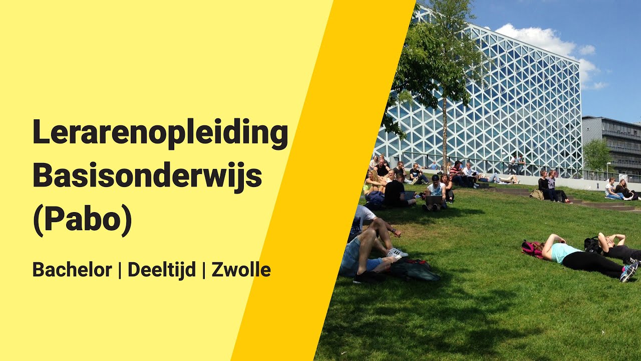 Lerarenopleiding Basisonderwijs (Pabo) | Deeltijd | Zwolle | hogeschool ...