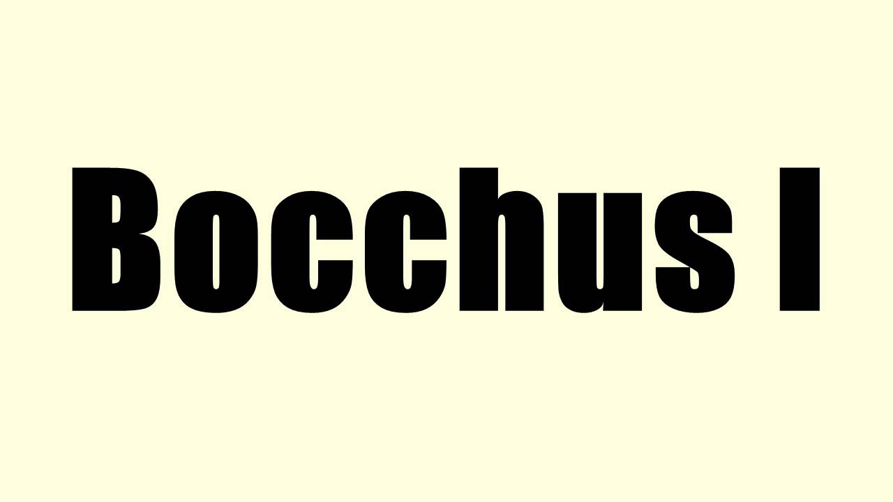 Bocchus I - YouTube