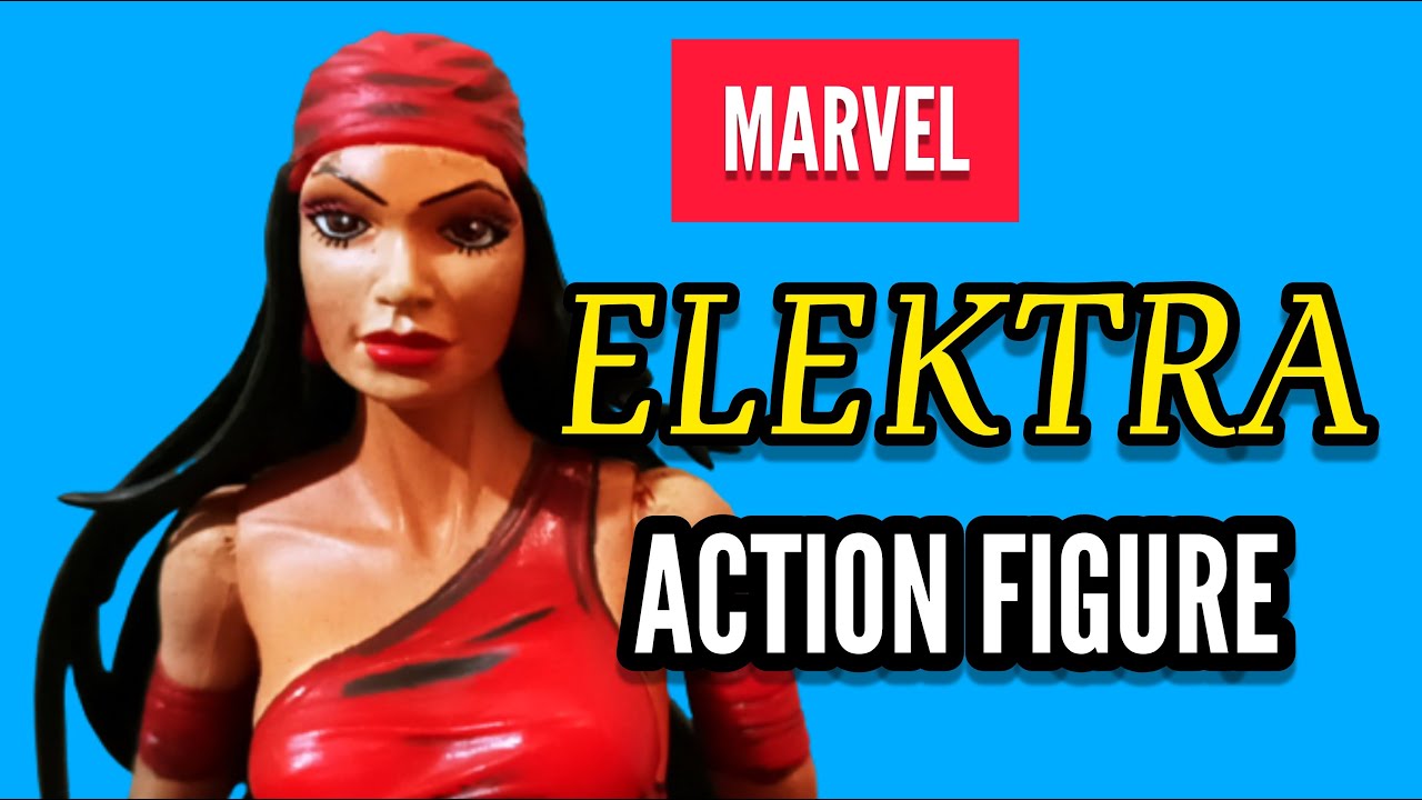 MARVEL ELEKTRA Action Figure DIAMOND SELECT Toys Collectibles - YouTube