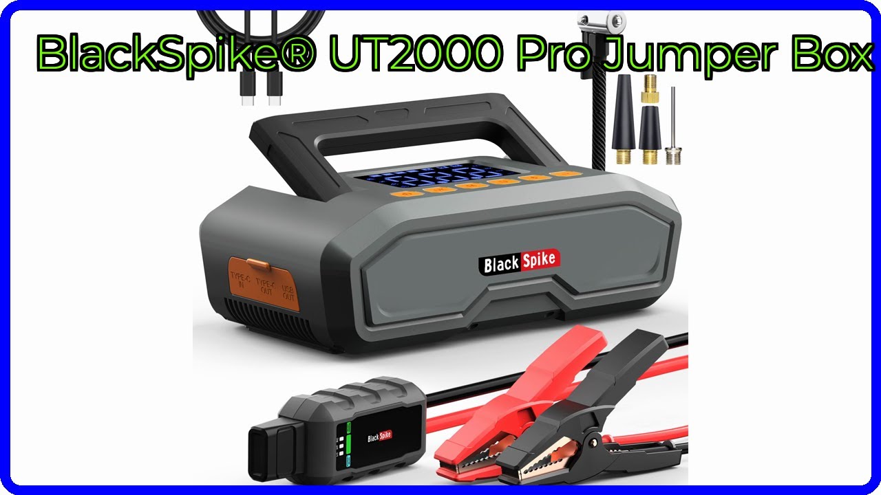 REVIEW (2026): BlackSpike® UT2000 Pro Jumper Box. ESSENTIAL details ...