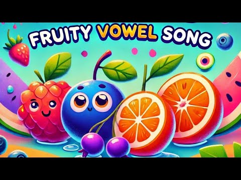 Fruity Vowel Song: Learn A, E, I, O, U with Fun Fruits! - YouTube