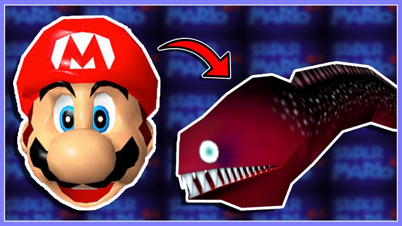 Playing Super Mario 64...As The SCARY EEL??? - YouTube