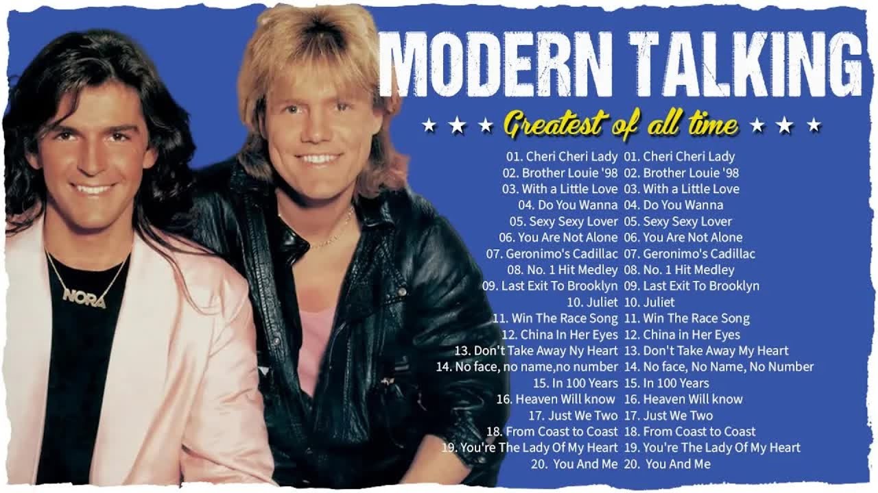 Modern Talking Greatest Hits Full Album Live - Best Of Modern Talking ...