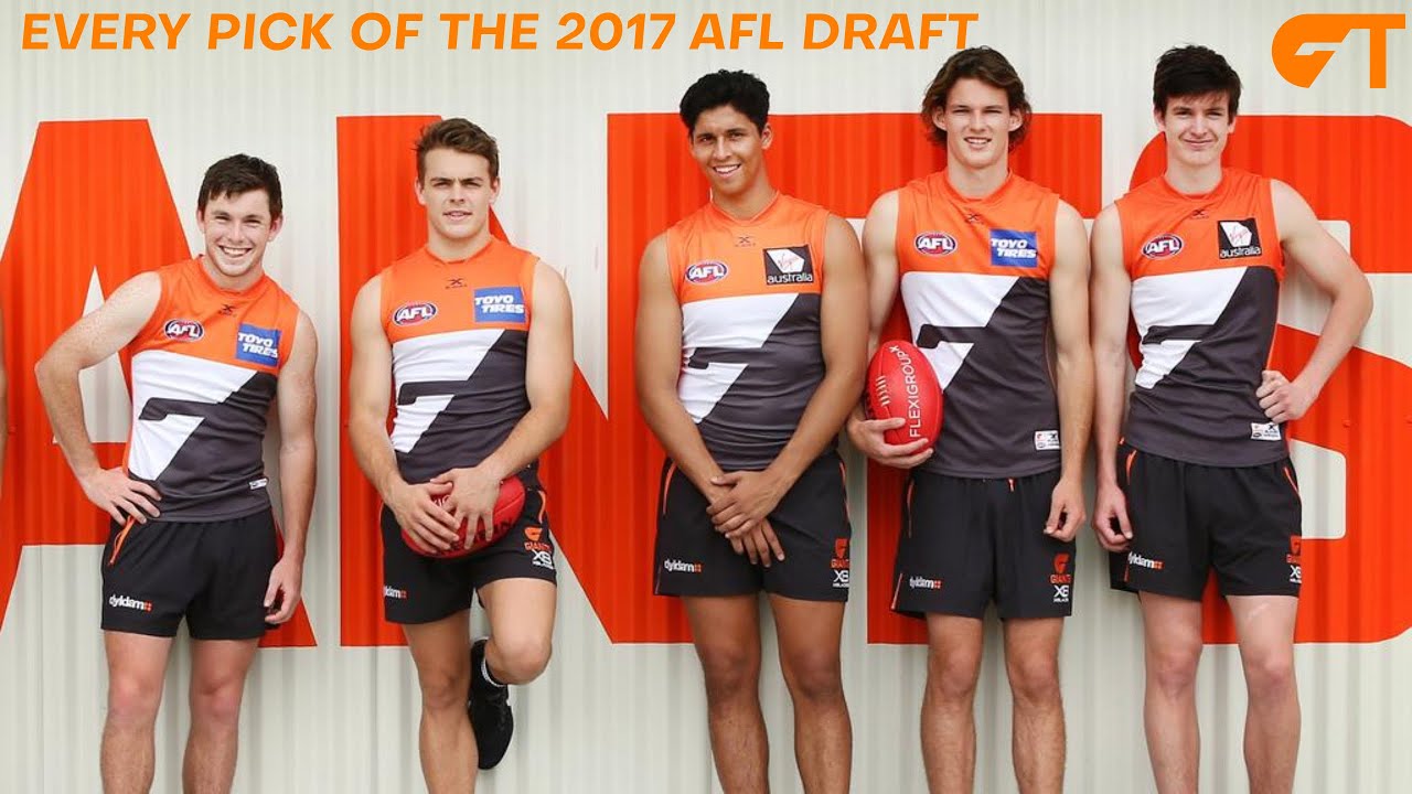 2017 AFL Draft - All GWS Picks - YouTube