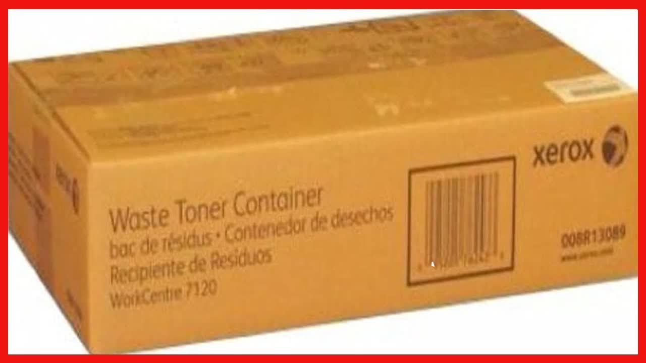 Xerox 008R13089 Waste Toner-Container for WorkCentre 7125, 7225 - YouTube