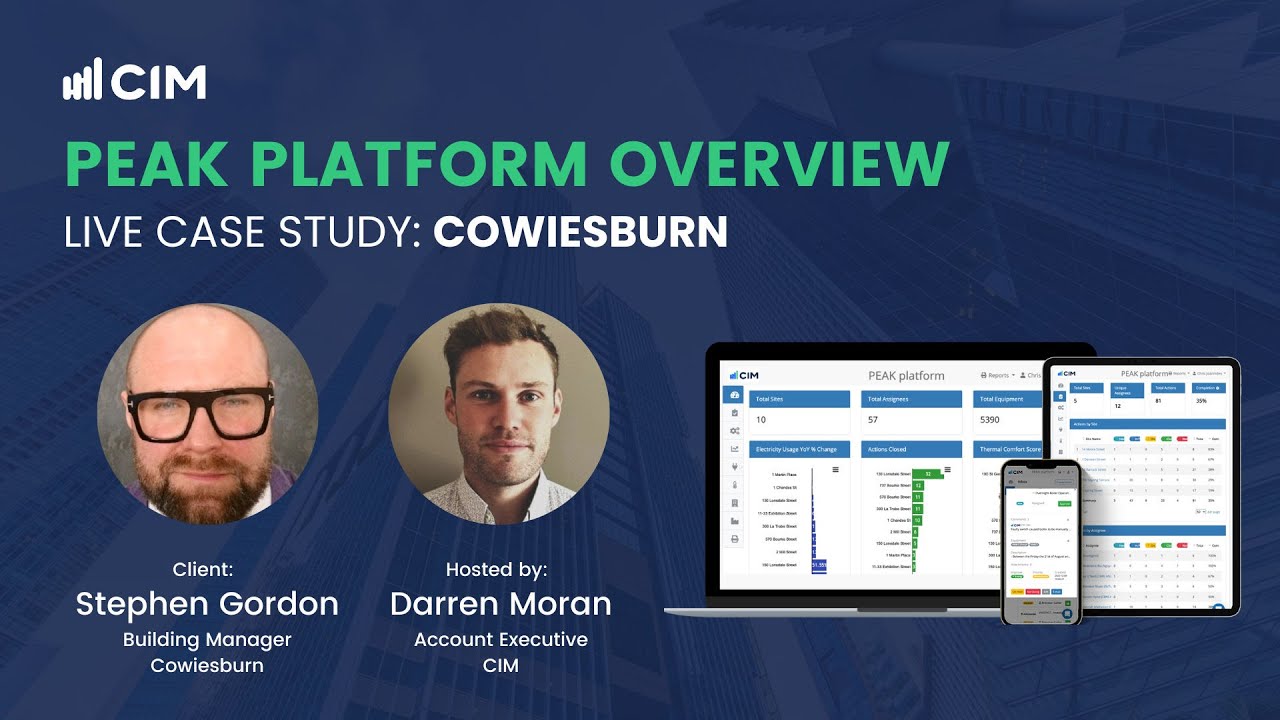 PEAK Platform Overview: Live Case Study With Cowiesburn - YouTube