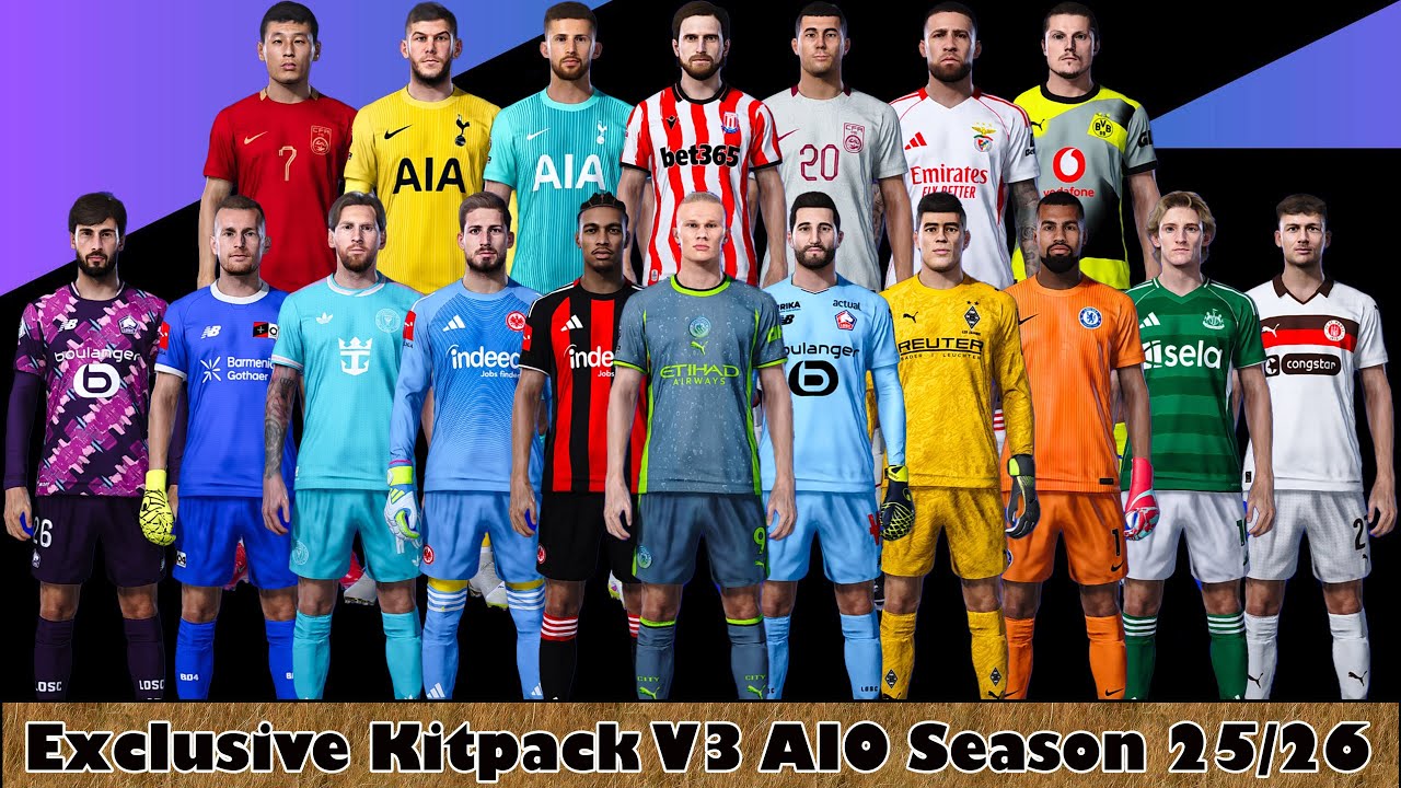 Exclusive Kitpack V3 AIO Season 25/26 - PES 2021 & Football Life 2025 ...