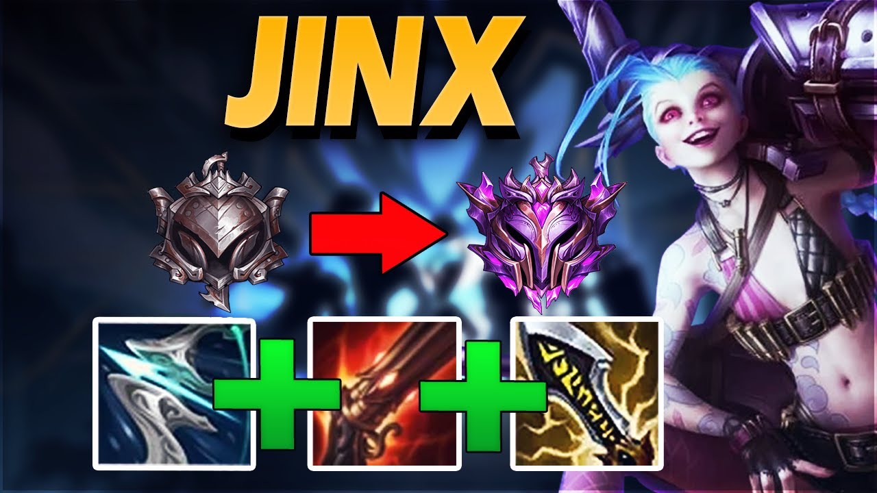 Playing Jinx from behind - Jinx ADC Gameplay | Iron to Master #88 - YouTube